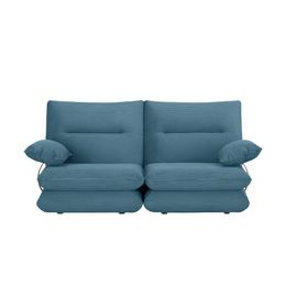 Smart Sofa 2-sitzig Ellen ¦ türkis/petrol ¦ Maße (cm): B: 184 H: 89