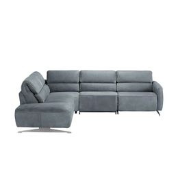 Musterring Ecksofa MR260 ¦ blau ¦ Maße (cm): B: 281 H: 82 T: 248