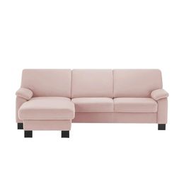 meinSofa Ecksofa Veit ¦ rosa/pink ¦ Maße (cm): B: 232 H: 90 T: 168