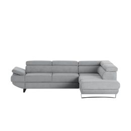 switch Ecksofa aus Mikrofaser Gio ¦ grau ¦ Maße (cm): B: 263 H: 74 T: