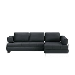 switch Ecksofa in Lederoptik Havana ¦ schwarz ¦ Maße (cm): B: 272 H: