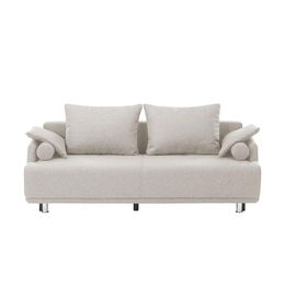 Smart Sofa mit Schlaffunktion Zamira ¦ beige ¦ Maße (cm): B: 218 H: