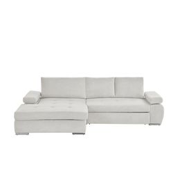 Smart Ecksofa Ibby ¦ grau ¦ Maße (cm): B: 294 H: 73 T: 173