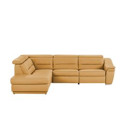 meinSofa Ecksofa Ivonne ¦ gelb ¦ Maße (cm): B: 294 H: 84 T: 245