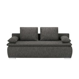 Smart Schlafsofa Leonie ¦ schwarz ¦ Maße (cm): B: 198 H: 92 T: 90