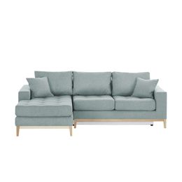 Smart Ecksofa im Skandi-Look Vivien ¦ türkis/petrol ¦ Maße (cm): B: 2