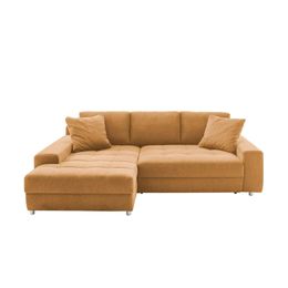 bobb Ecksofa Arissa de Luxe ¦ gelb ¦ Maße (cm): B: 258 H: 84 T: 181