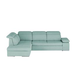 switch Ecksofa Avilla ¦ türkis/petrol ¦ Maße (cm): B: 285 H: 86 T: 2