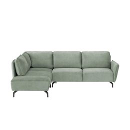 switch Ecksofa Bella ¦ grün ¦ Maße (cm): B: 272 H: 85 T: 230