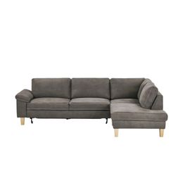 Höffner Ecksofa Coline ¦ grau ¦ Maße (cm): B: 279 H: 86 T: 200