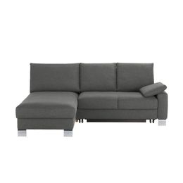 Höffner Ecksofa Fürth ¦ grau ¦ Maße (cm): B: 218 H: 90 T: 180