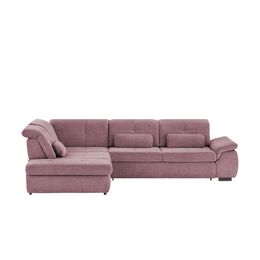 Höffner Ecksofa mit Funktion Perry ¦ rot ¦ Maße (cm): B: 315 H: 85 T: 260