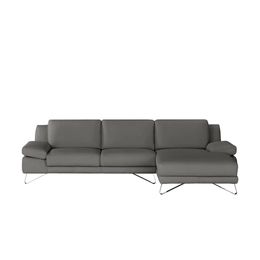 Höffner Ecksofa Fine ¦ grau ¦ Maße (cm): B: 281 H: 81 T: 162