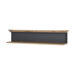 Höffner Wandboard Varese ¦ grau ¦ Maße (cm): B: 142 H: 29 T: 20