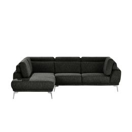 Höffner Ecksofa Sona ¦ schwarz ¦ Maße (cm): B: 273 H: 83 T: 207