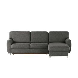 Smart Ecksofa Valencia ¦ schwarz ¦ Maße (cm): B: 263 H: 90 T: 173