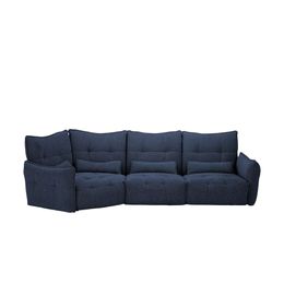 Höffner Ecksofa Jeaneva ¦ blau ¦ Maße (cm): B: 379 H: 101 T: 151