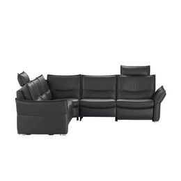 Musterring Ecksofa MR250 ¦ schwarz ¦ Maße (cm): B: 273 H: 91 T: 273