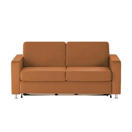 Nehl Schlafsofa Boston Deluxe ¦ orange ¦ Maße (cm): B: 199 H: 91 T: