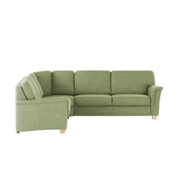 Smart Ecksofa Valencia ¦ grün ¦ Maße (cm): B: 242 H: 90 T: 272