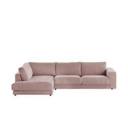 Jette Home Ecksofa Cord Sila ¦ rosa/pink ¦ Maße (cm): B: 325 H: 85 T: