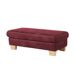 Mein Sofa bold XXL - Hocker Beata ¦ rot ¦ Maße (cm): B: 130 H: 45 T: