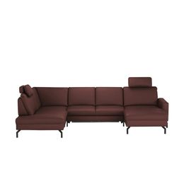 meinSofa Wohnlandschaft Grace ¦ rot ¦ Maße (cm): B: 332 T: 220