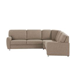 Smart Ecksofa Valencia ¦ braun ¦ Maße (cm): B: 270 H: 90 T: 240