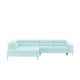 Gallery M Ecksofa Felicia ¦ blau ¦ Maße (cm): B: 309 H: 72 T: 215