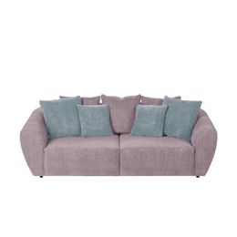 Smart Big Sofa Savita ¦ rosa/pink ¦ Maße (cm): B: 250 H: 81 T: 106