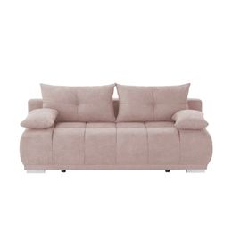 switch Schlafsofa mit Boxspringpolsterung Gala ¦ rosa/pink ¦ Maße (c