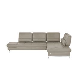 JOOP! Ecksofa Leder Loft 8108 ¦ grau ¦ Maße (cm): B: 299 H: 86 T: 25