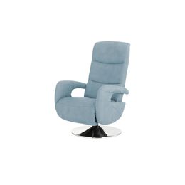 meinSofa Sessel mit Relaxfunktion Franzi-S ¦ blau ¦ Maße (cm): B: 71