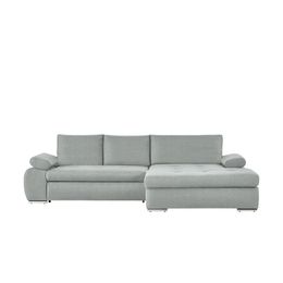 Smart Ecksofa Ibby ¦ grau ¦ Maße (cm): B: 294 H: 73 T: 173