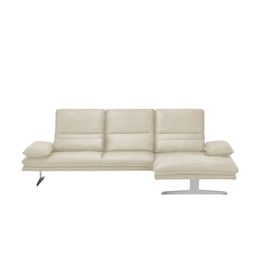 W.Schillig Ecksofa aus Mikrofaser Broadway ¦ beige ¦ Maße (cm): B: 29