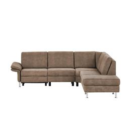 DIVA Ecksofa DIVA ¦ braun ¦ Maße (cm): B: 275 H: 100 T: 235