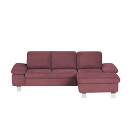 Smart Ecksofa Finola ¦ rot ¦ Maße (cm): B: 240 H: 80 T: 152