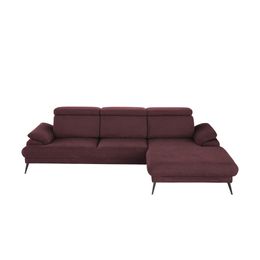 switch Ecksofa Sicilia ¦ rot ¦ Maße (cm): B: 290 H: 101 T: 187