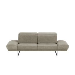 JOOP! Ledersofa Systems 8154 ¦ grau ¦ Maße (cm): B: 232 H: 79 T: 107