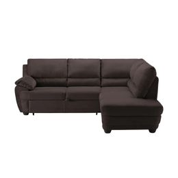 U.N.O uno Ecksofa mit Schlaffunktion Nebolo ¦ braun ¦ Maße (cm): B: 245 H: