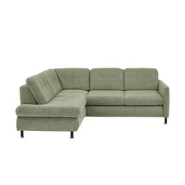 Lounge Collection Ecksofa LIORA ¦ grün ¦ Maße (cm): B: 242 H: 99 T: