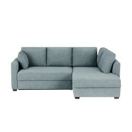 bobb Ecksofa Lisa de Luxe ¦ blau ¦ Maße (cm): B: 235 H: 90 T: 184