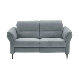 Höffner Sofa 2-sitzig IDA ¦ blau ¦ Maße (cm): B: 156 H: 107 T: 107