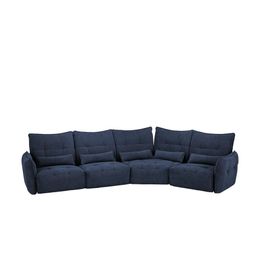 Höffner Ecksofa Jeaneva ¦ blau ¦ Maße (cm): B: 471 H: 101 T: 200