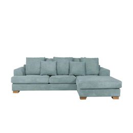 Soho Ecksofa Franka ¦ grün ¦ Maße (cm): B: 268 H: 87 T: 161