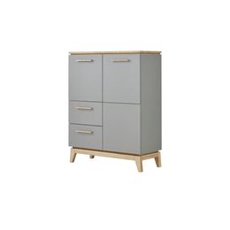 Paidi Highboard Sten ¦ grau ¦ Maße (cm): B: 94,6 H: 123,2 T: 39,3