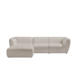 switch Ecksofa in Bouclé Candelo ¦ beige ¦ Maße (cm): B: 306 H: 75 T: