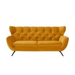 Jette Home Sofa Caldara ¦ gelb ¦ Maße (cm): B: 200 H: 94 T: 95