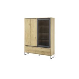 Gallery M Highboard Alan ¦ holzfarben ¦ Maße (cm): B: 124 H: 160 T: