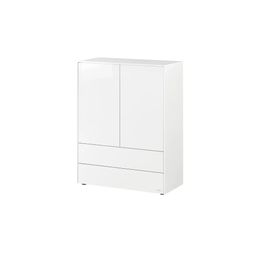 JOOP! Highboard Gloss Base ¦ weiß ¦ Maße (cm): B: 92,5 H: 118,5 T: 4